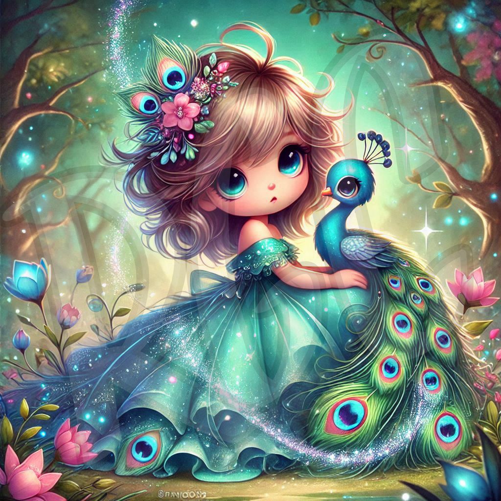 Miss Peacock – Rhinestone Goddess Creations