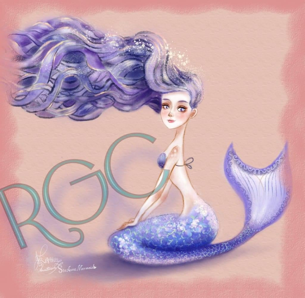 The Purple Mermaid – Rhinestone Goddess Creations