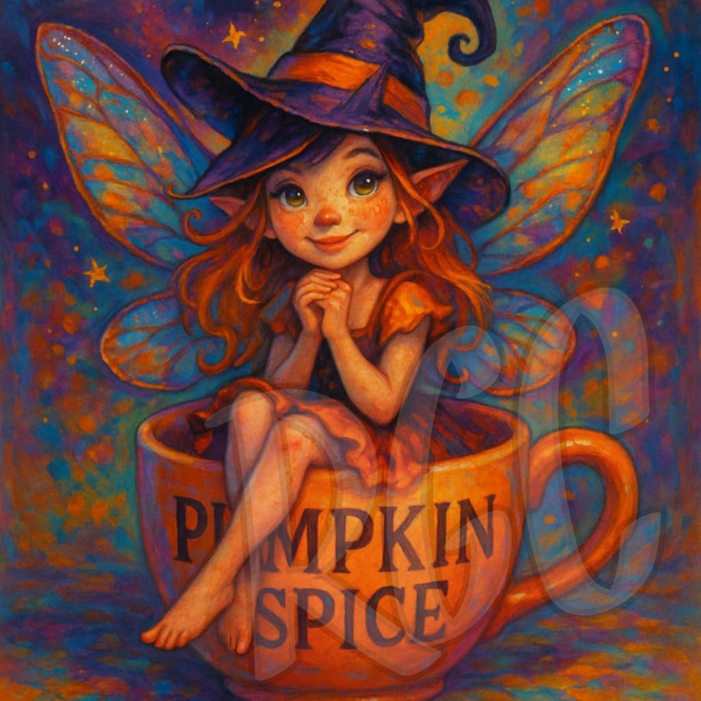 Pumpkin Spice Fairy – Rhinestone Goddess Creations