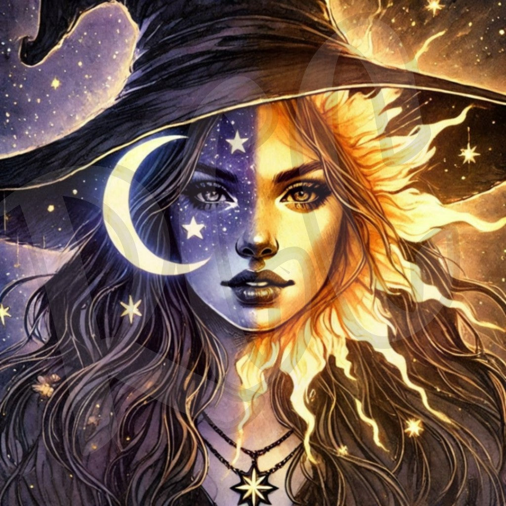 Dual Witch – Rhinestone Goddess Creations